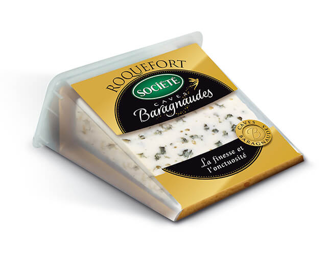 Roquefort AOP Caves Baragnaudes Cave Saveur 150g - Roquefort Société